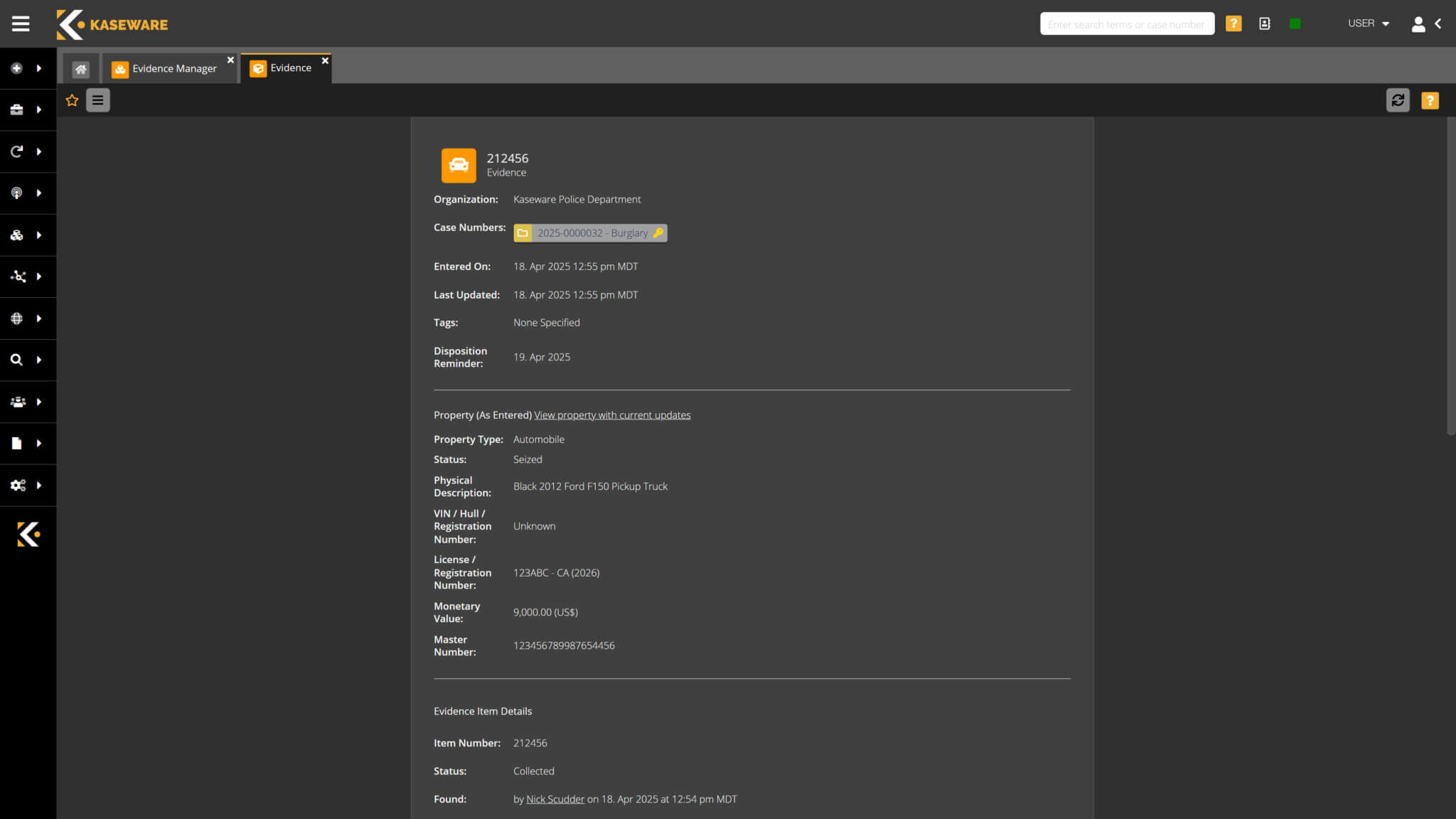 Evidence Management Software | Kaseware