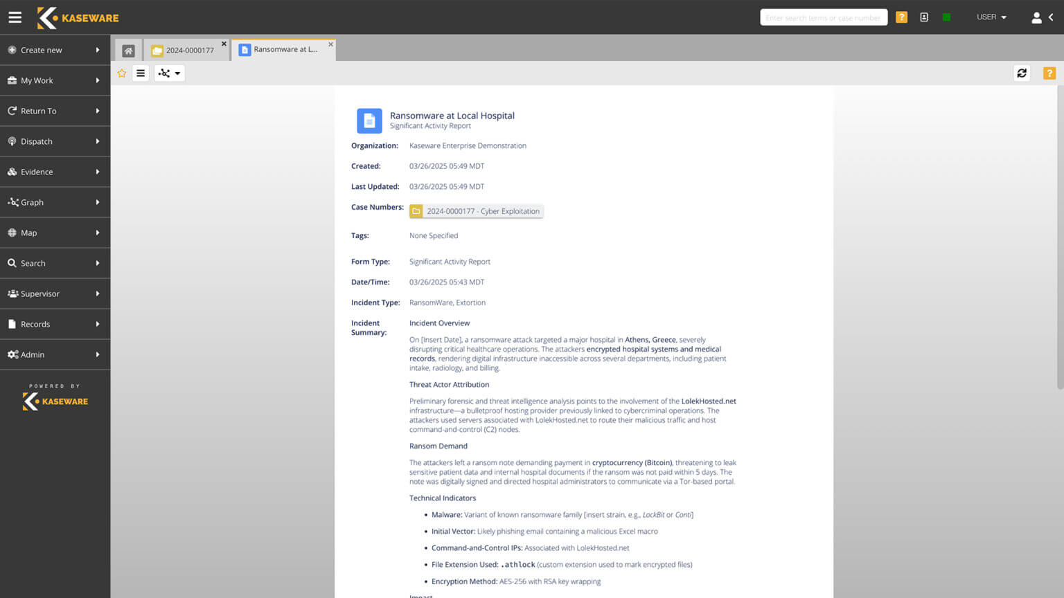 Investigation Management Platform Built for Modern Casework | Kaseware