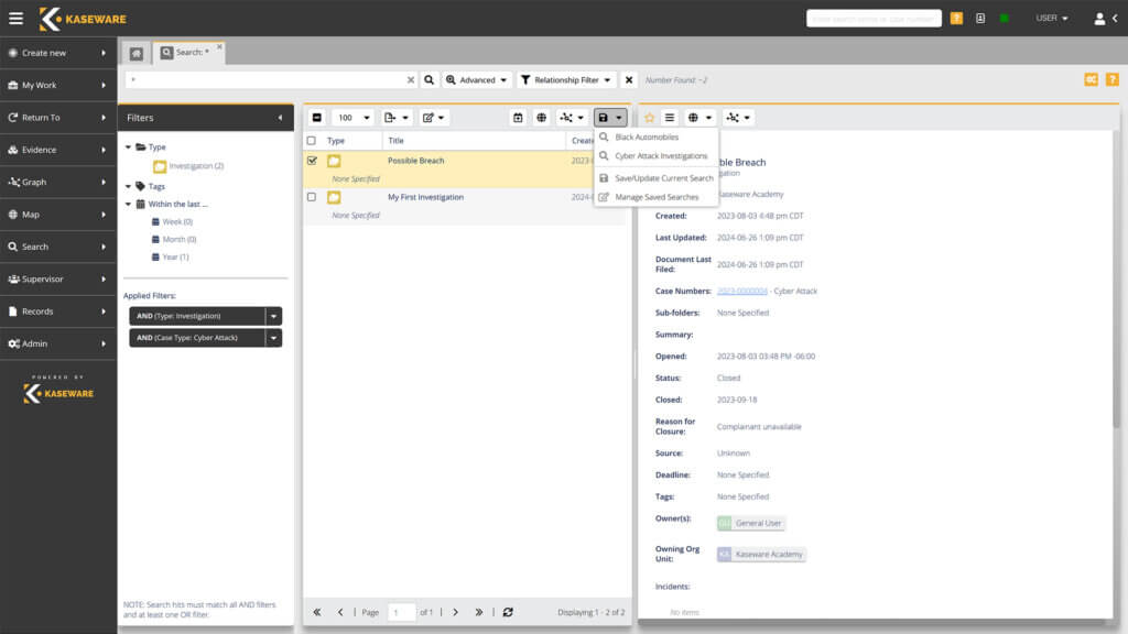 Investigation Management Platform Built for Modern Casework | Kaseware