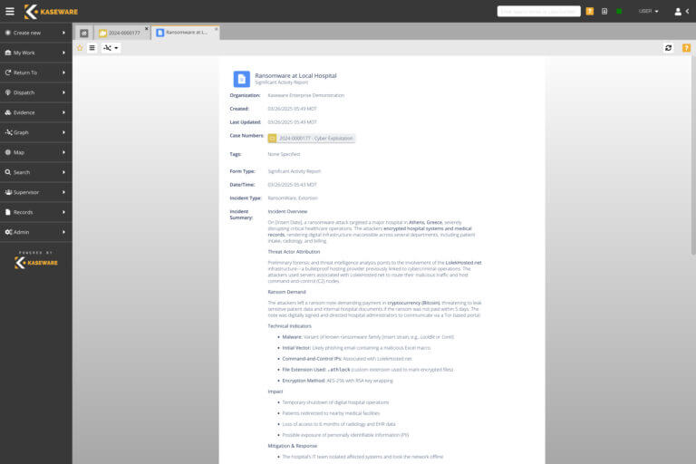 Collaborative Investigation Case Management Software | Kaseware